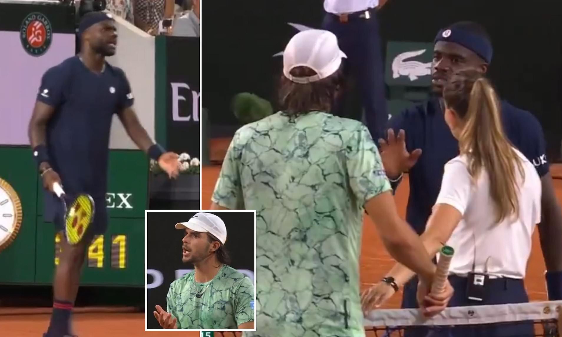 Tempers flare at French Open as US star blasts rival during on-court ...