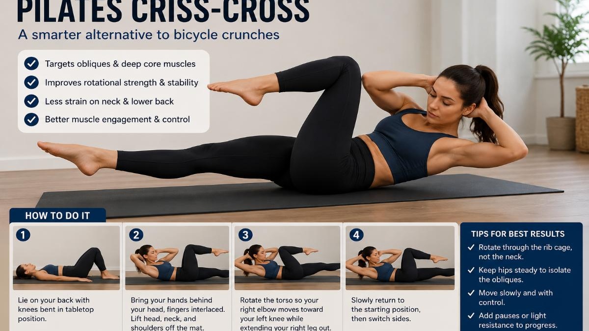 Could this Pilates move replace bicycle crunches for a stronger core ...