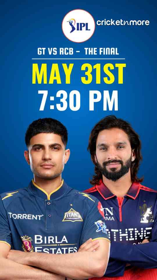Royal Challengers Bengaluru vs Gujarat Titans IPL 2026 final today ...