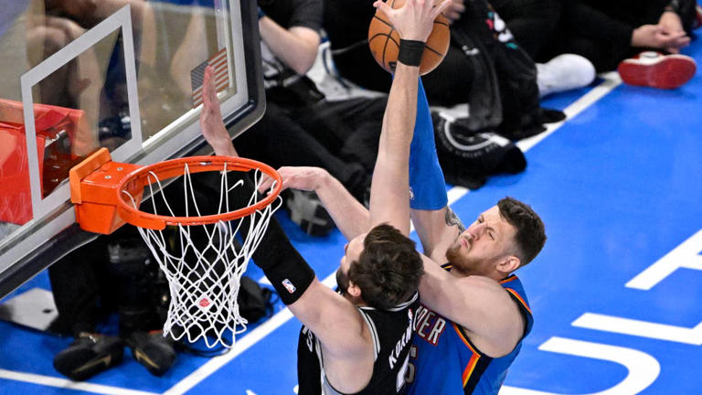 Luke Kornet's Game 7 block sparks LeBron James comparisons in Spurs ...