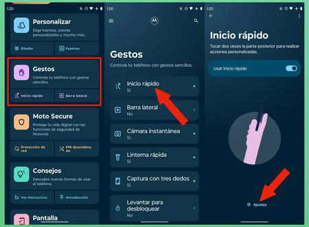 Los celulares Motorola y Xiaomi tienen un botón oculto en la parte ...