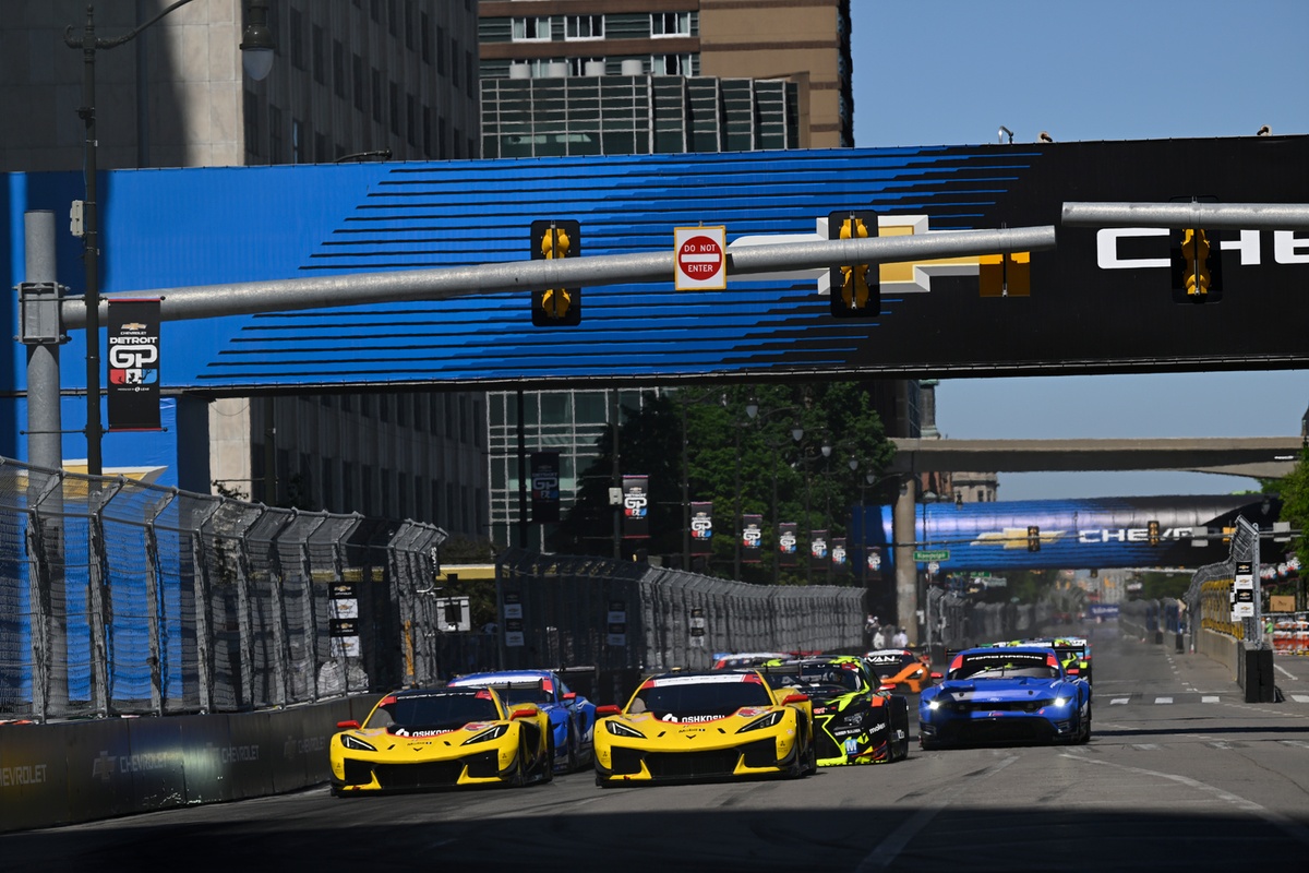 Corvette’s Detroit IMSA win nearly slipped away late
