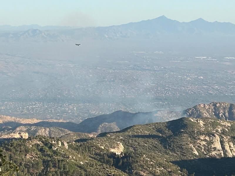 Crews on scene of new wildfire burning on Mount Lemmon