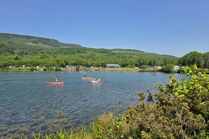 I visited a Welsh lake where you can swim, paddleboard and camp by the ...