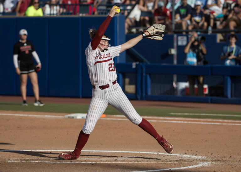 Alabama vs Nebraska softball highlights: Jocelyn Briski, Crimson Tide ...