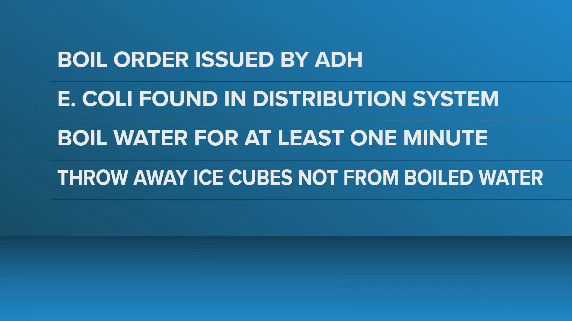 Elkins mayor shares update on emergency boil order after E coli detection