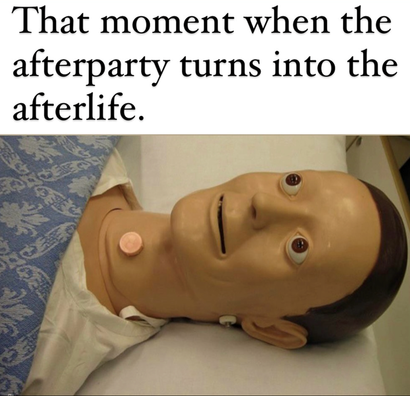 'Yo, you going to afters?': A late-night six-pack of after-party memes ...