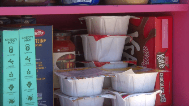Local neighbor provides a food pantry for those in need