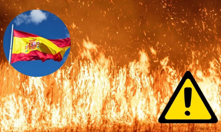 ¿España en llamas? Imágenes desde el espacio revelan el impacto de la ...