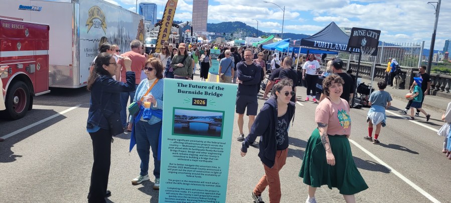 Portland celebrates Burnside Bridge’s 100th anniversary