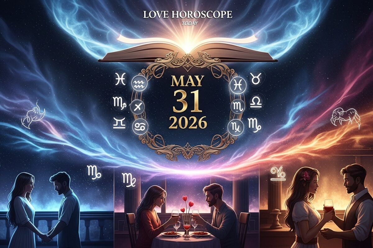 Love horoscope today, May 31, 2026