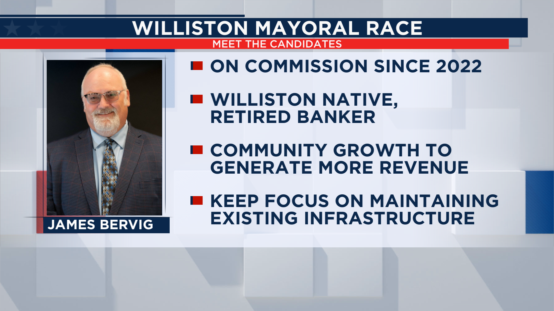 Meet the candidates for Williston mayor: James Bervig