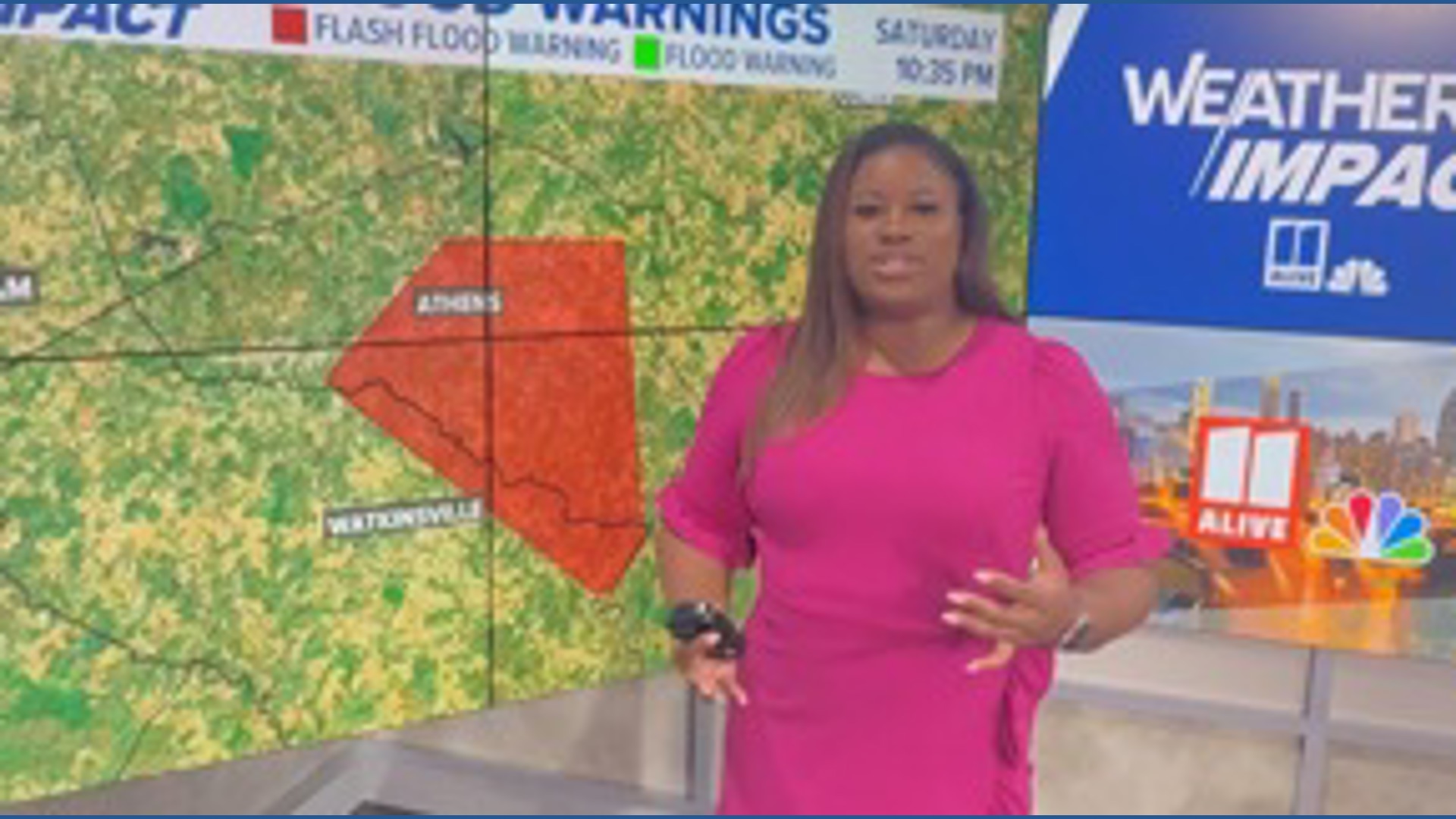 Flash flood warning for 2 Northeast Georgia counties