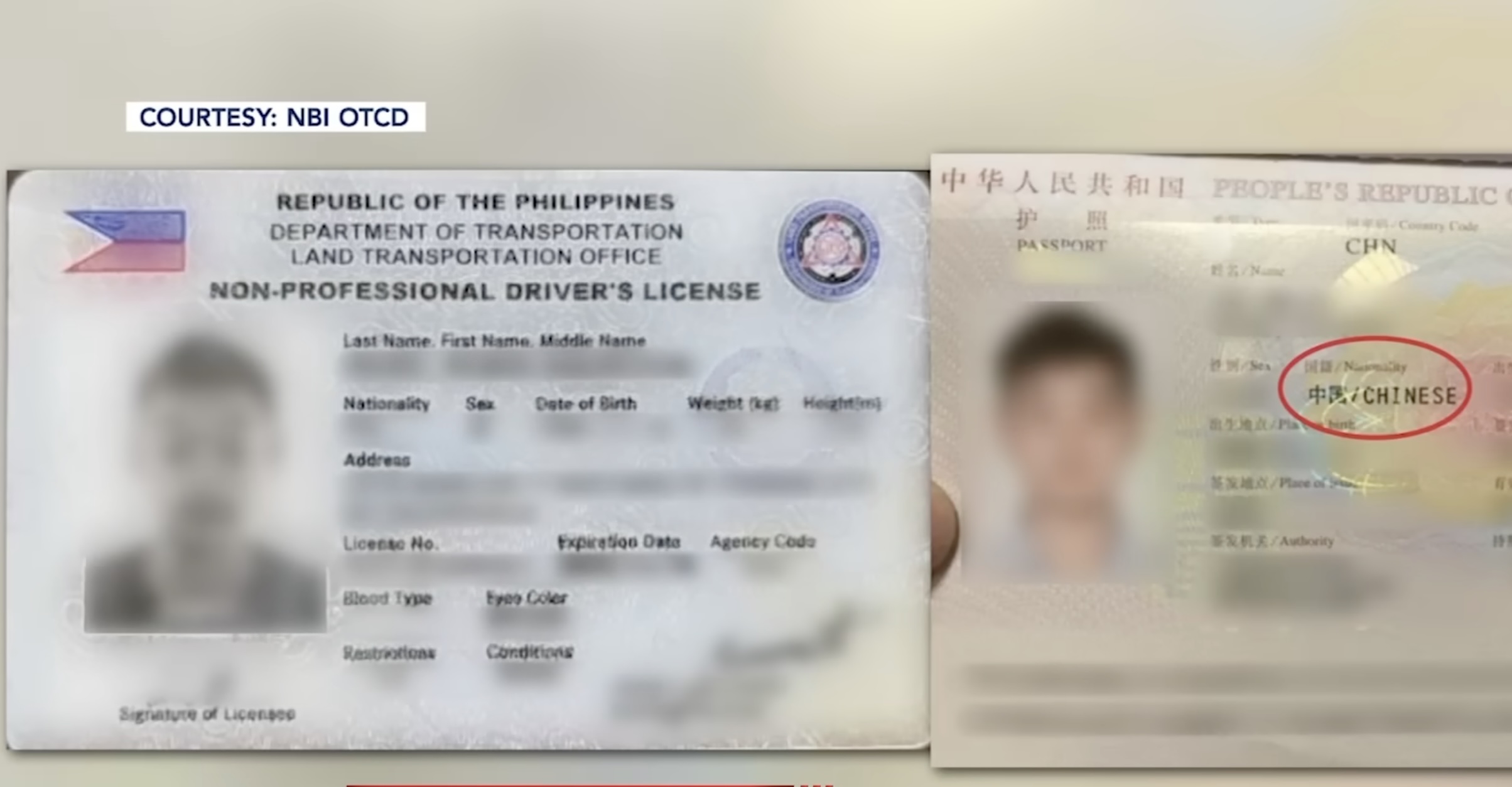 Chinese man allegedly posing as Filipino arrested in Laguna