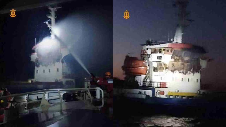 Tyrkisk skib ramt af russisk drone efter at have forladt havnen i Odesa ...