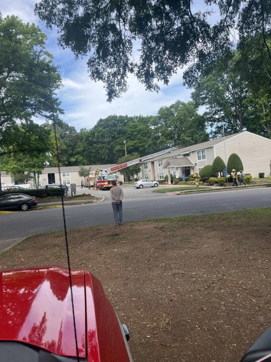 Firefighters extinguish smoldering fire in Norfolk apartment attic
