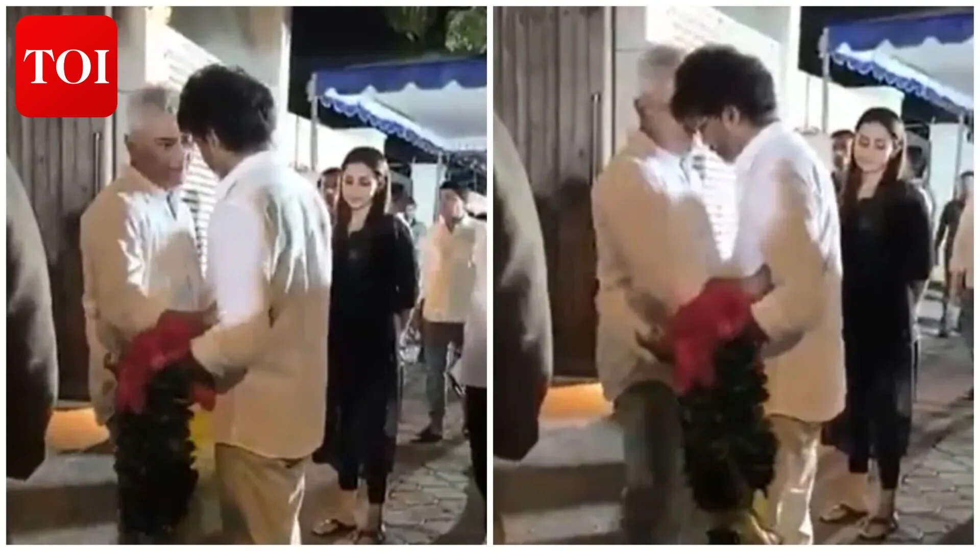 Vijay and Trisha Krishnan reach Ajith Kumar's residence; offer ...