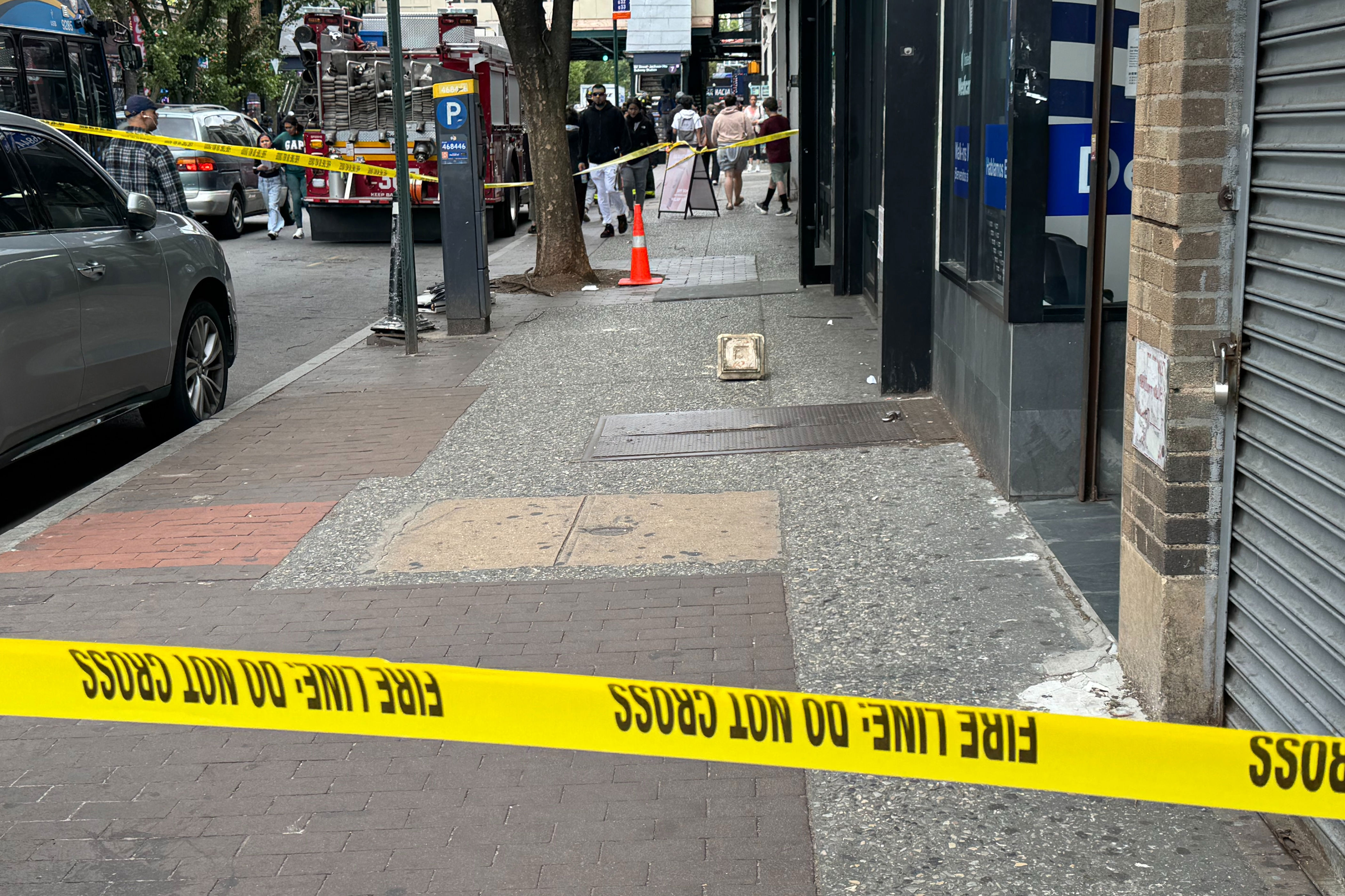 Chunk of concrete facade falls on teen’s head in Queens