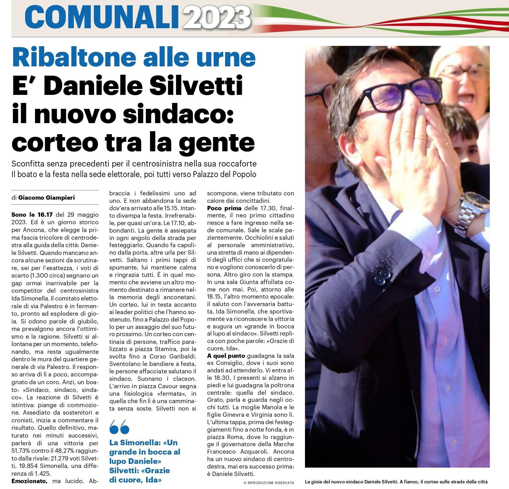 Il sindaco si racconta: "Un crescendo continuo. Assoluzione liberatoria"