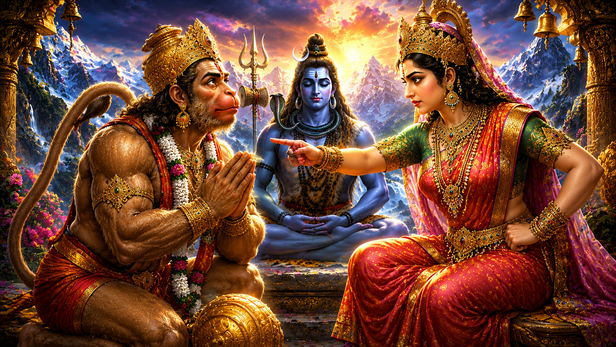 Why did Hanuman Ji refuse Maa Parvati's command?
