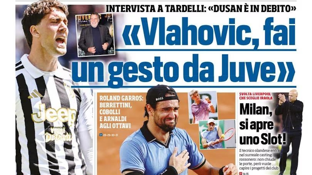Rassegna stampa Juve: prime pagine quotidiani sportivi – 31 maggio