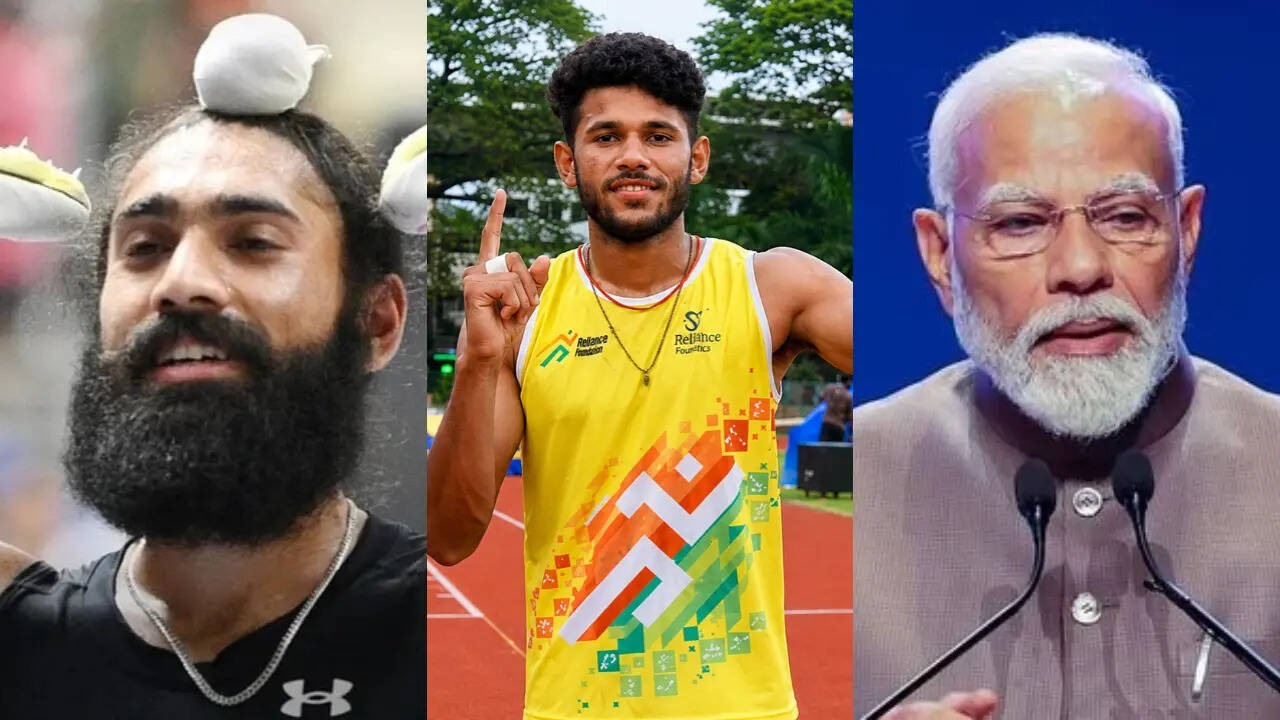 'National record broken thrice in two days': PM Modi hails India's ...