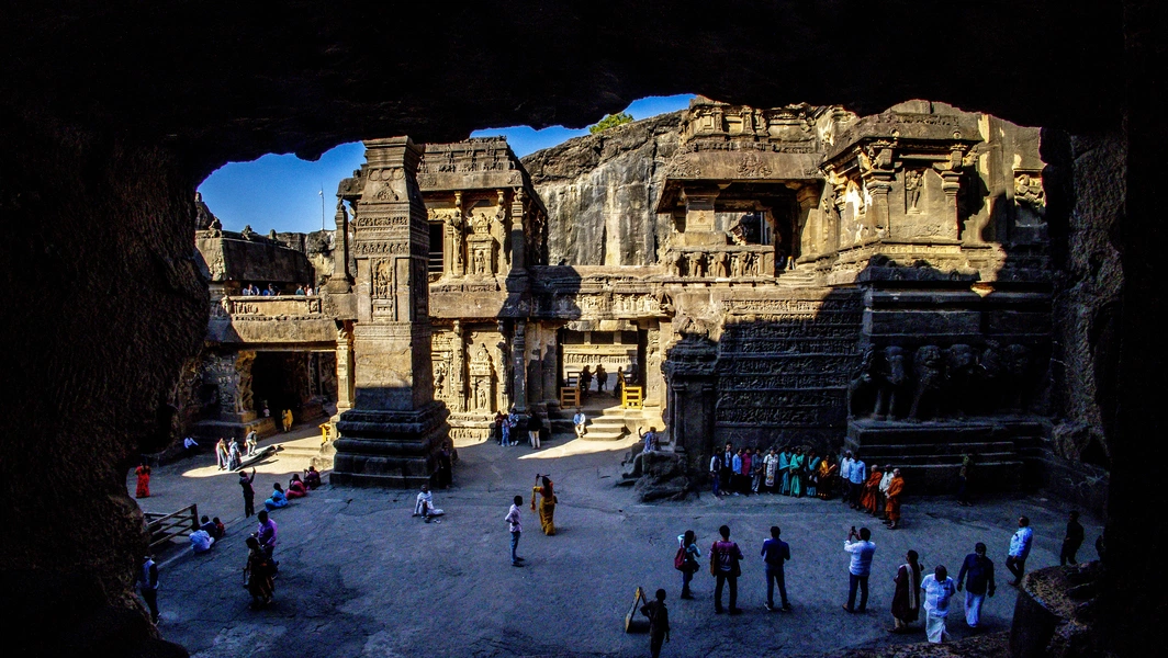 Ellora Caves where history breathes through stone