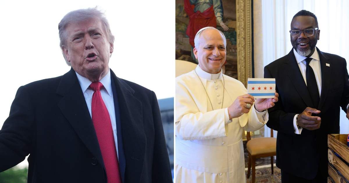 Trump calls out Pope Leo XIV for meeting with 'useless' Chicago Mayor ...