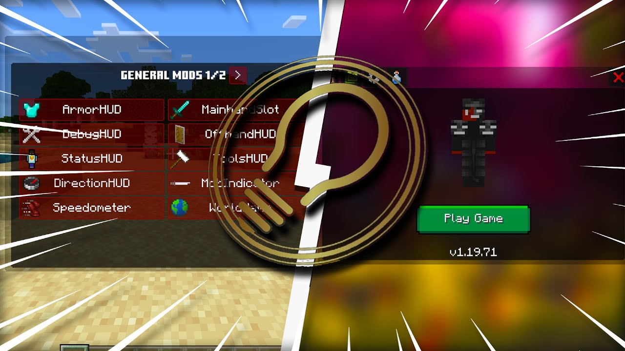 New mod menu client | MCPE/Bedrock edition