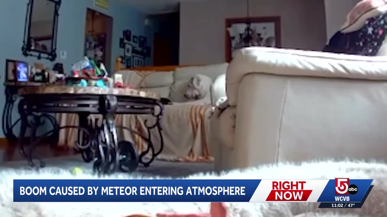 Meteor caused boom heard across Massachusetts and Northeast, society says
