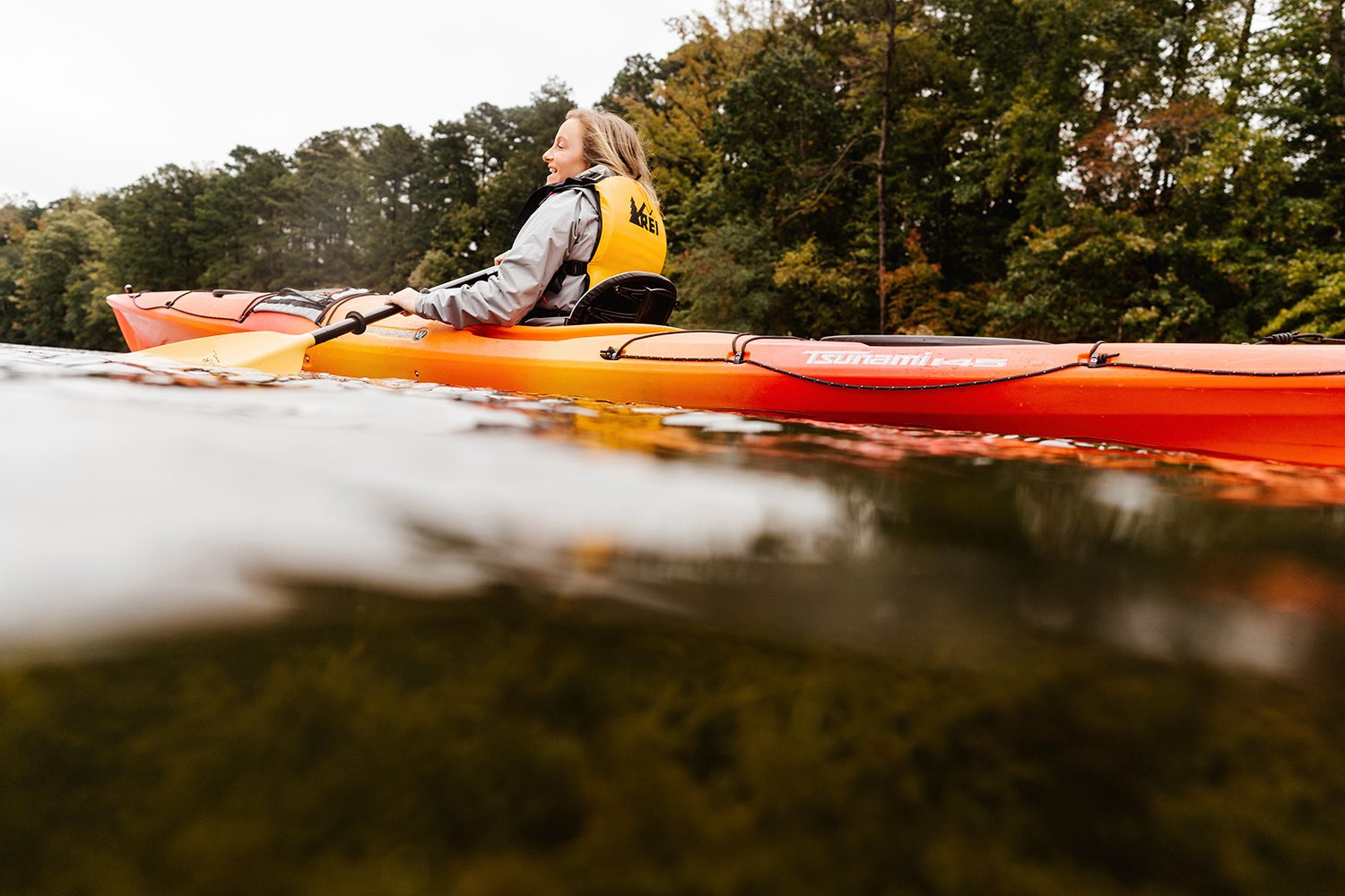 Outdoors advice from a REI green vest