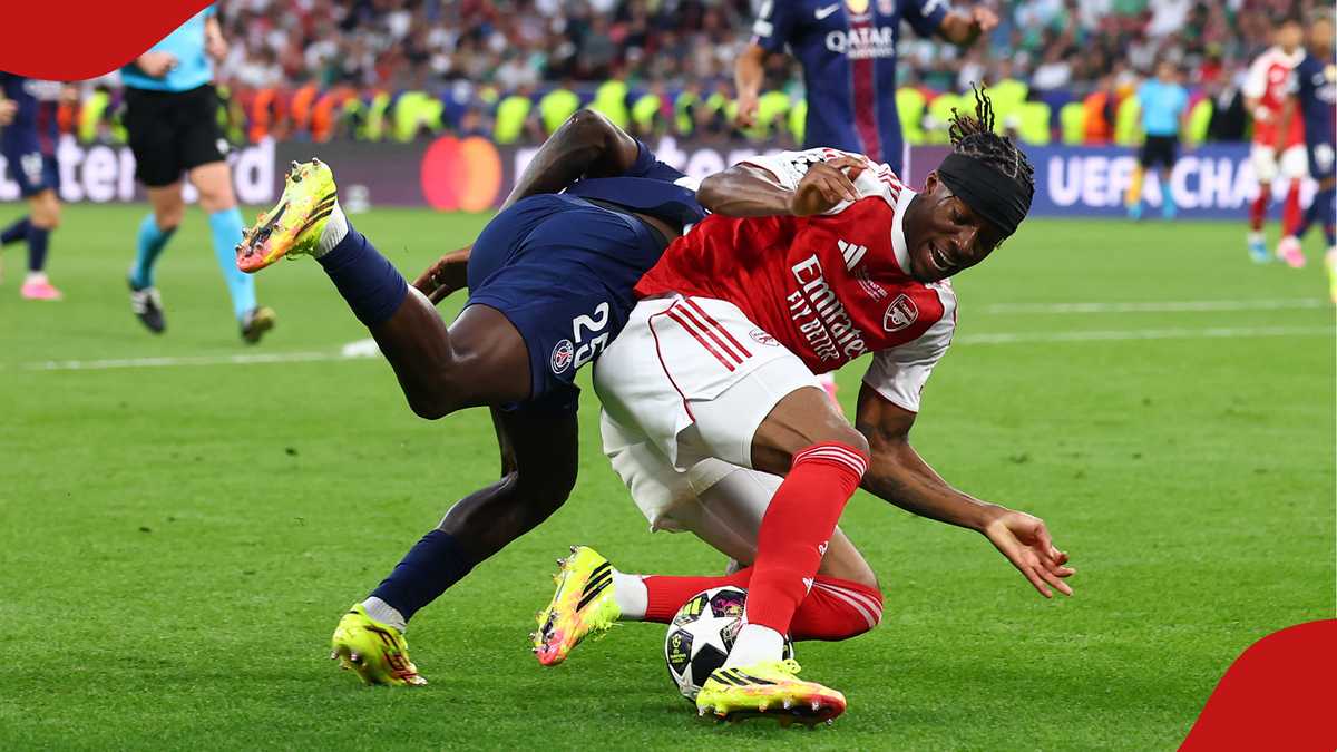 Noni Madueke: Why Arsenal were denied penalty vs PSG in Champions ...
