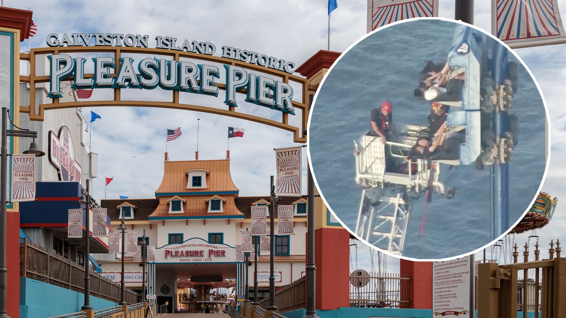 8 rescued after roller coaster malfunction left riders suspended 100 ...