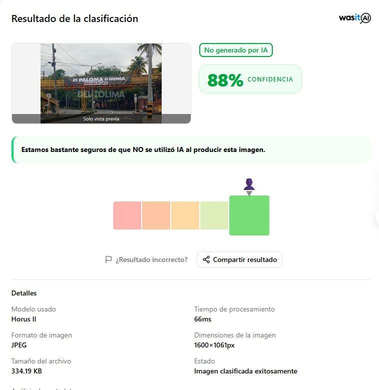 Pendón a favor de Paloma Valencia en Ibagué fue modificado con IA para ...