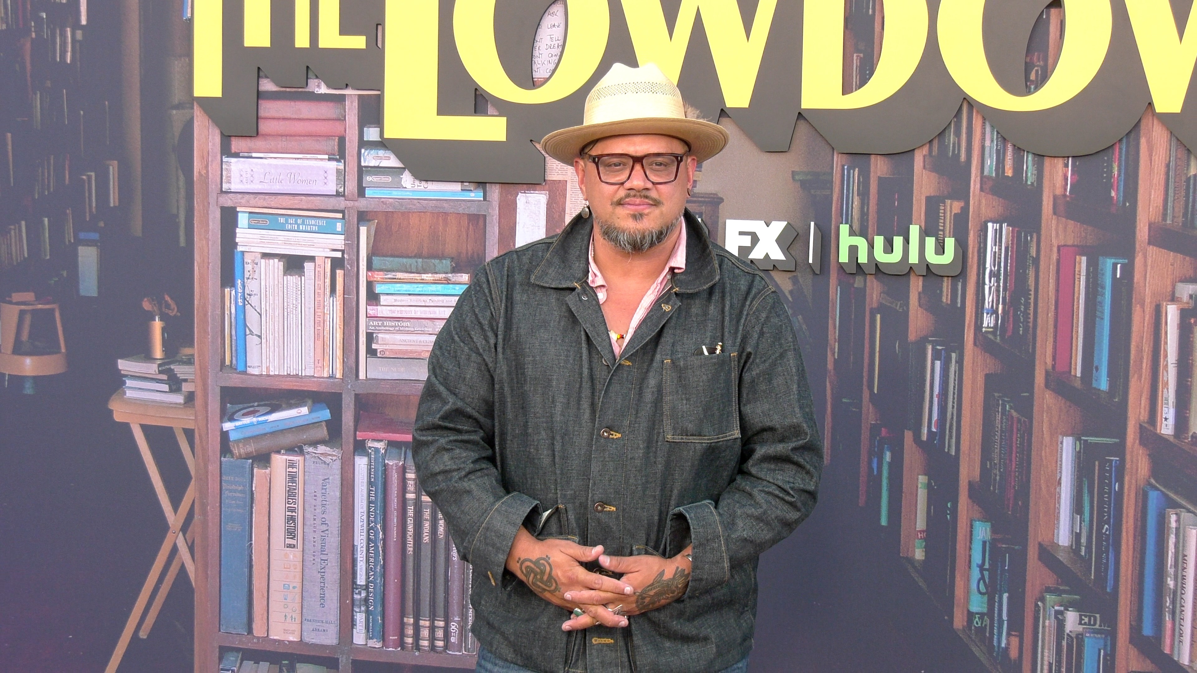 Sterlin Harjo attends the FYC red carpet for FX's The Lowdown