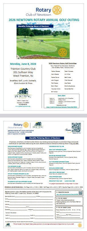 Rotary golf outing raises $25K for Newtown’s Pickering Manor