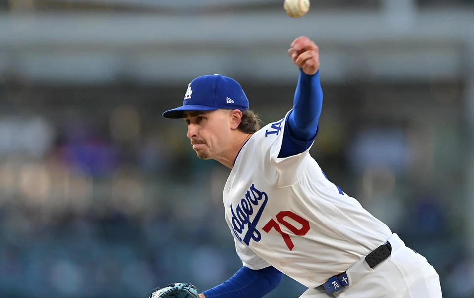 Wrobleski’s one-hit gem, four homers push Dodgers past Phillies