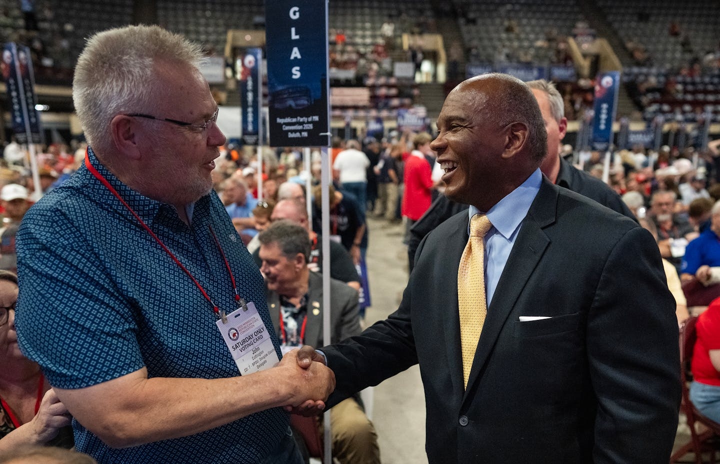Live: Kendall Qualls nearly clinches GOP endorsement for governor