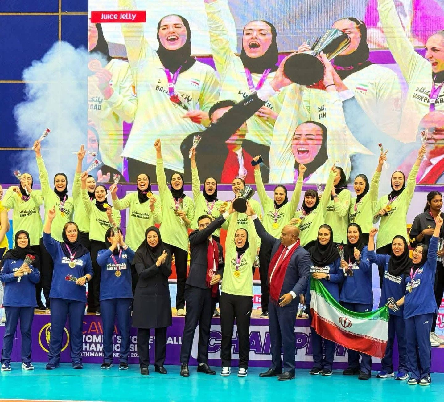 Lee Do-hee leads Iran women's volleyball team to consecutive Central ...