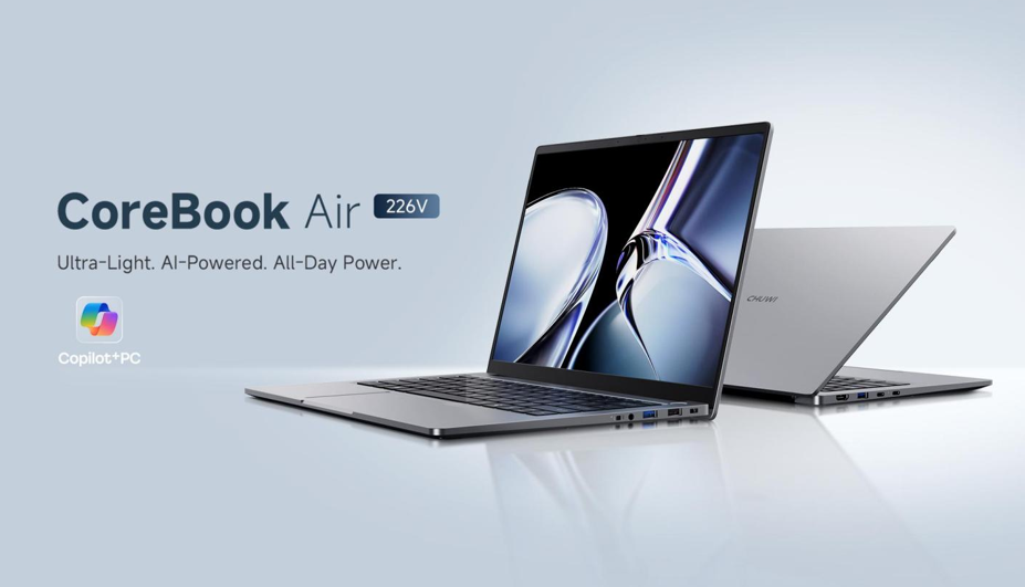 CHUWI CoreBook Air launches as a Copilot+ PC with Intel Lunar Lake, 2 ...