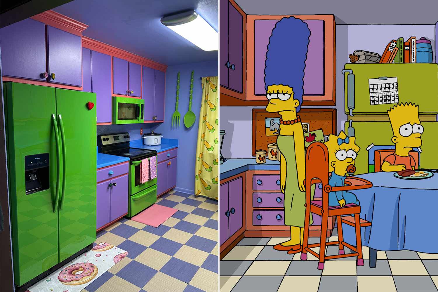 Woman who spent 3 months creating replica of 'The Simpsons' kitchen ...