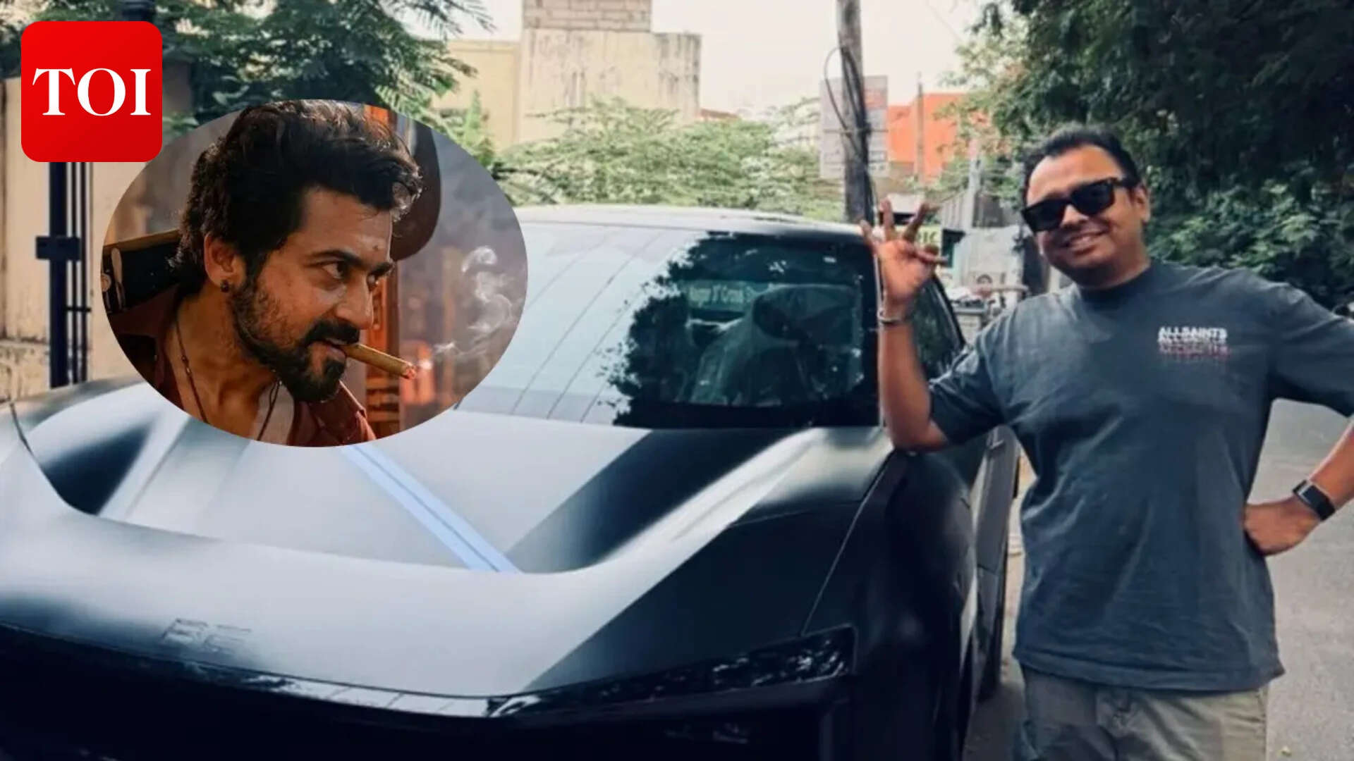 Suriya gifts luxury Batman edition car to Karuppu cinematographer GK ...
