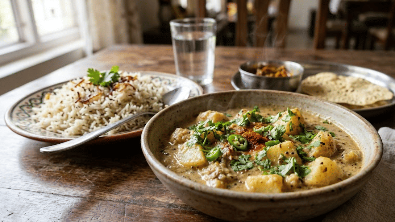 Matthe ke aloo recipe: Cooling summer curry your gut will thank you for