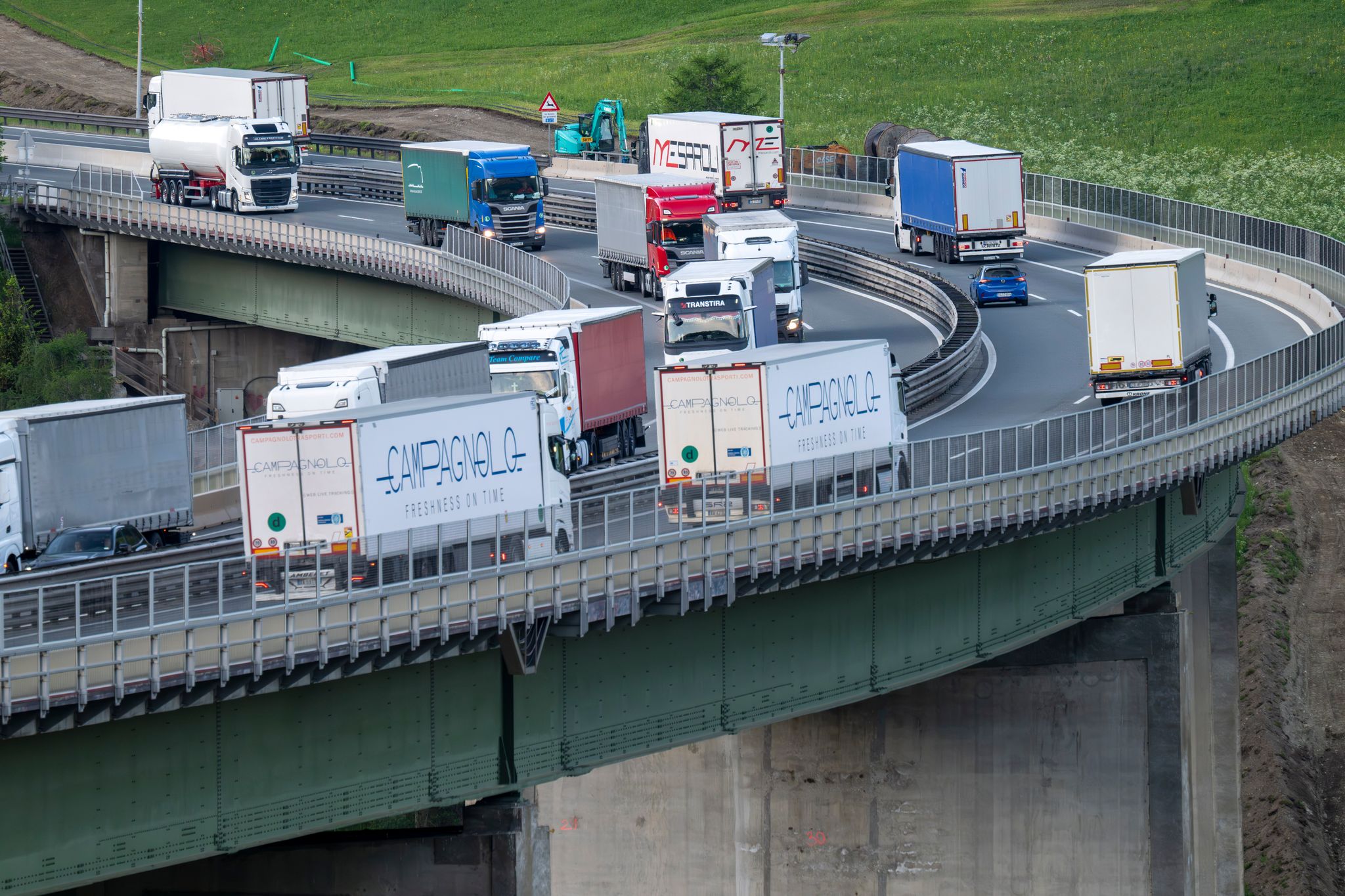 Traffic flowing again across Brenner Pass after closure