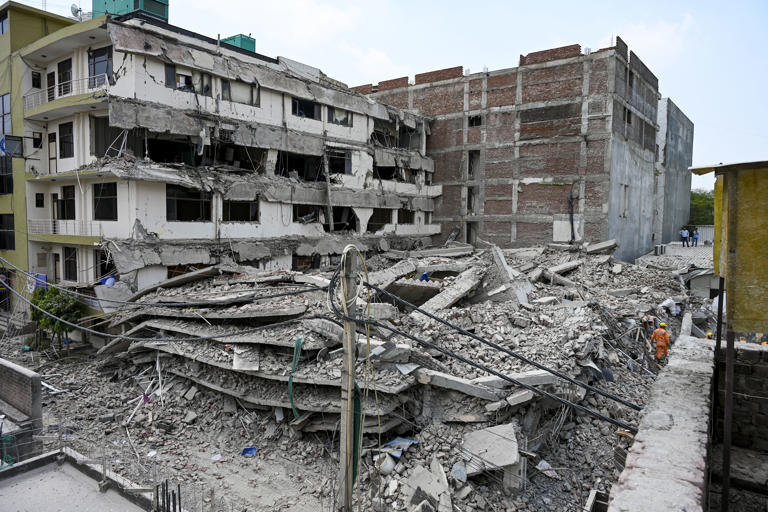 Saket building collapse: Research aspirant's celebration with friends ...