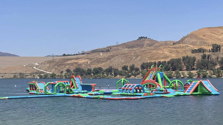 LA County's largest lake is a summer swimming haven with a fun ...