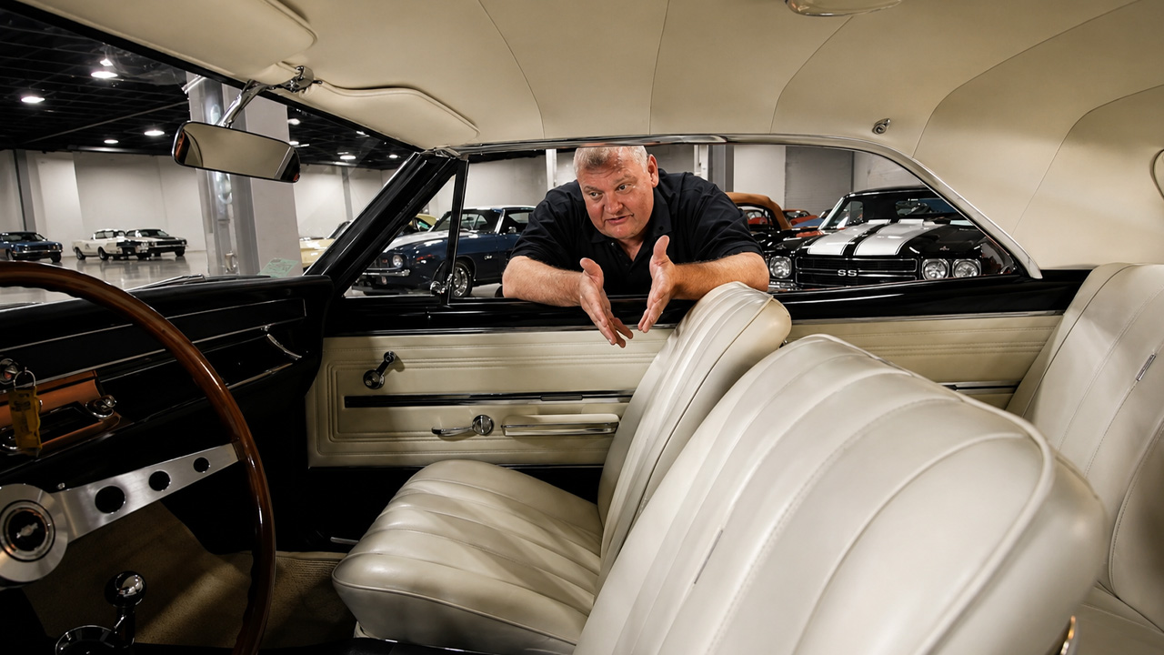 Stepping inside an unrestored highly documented Chevrolet Chevelle SS396