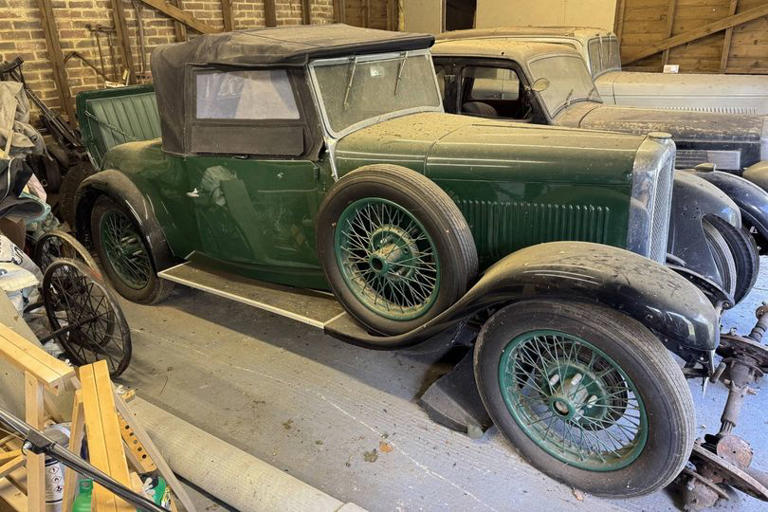 Rare pre-war classic cars found in Cambridgeshire barn sell for £110,000