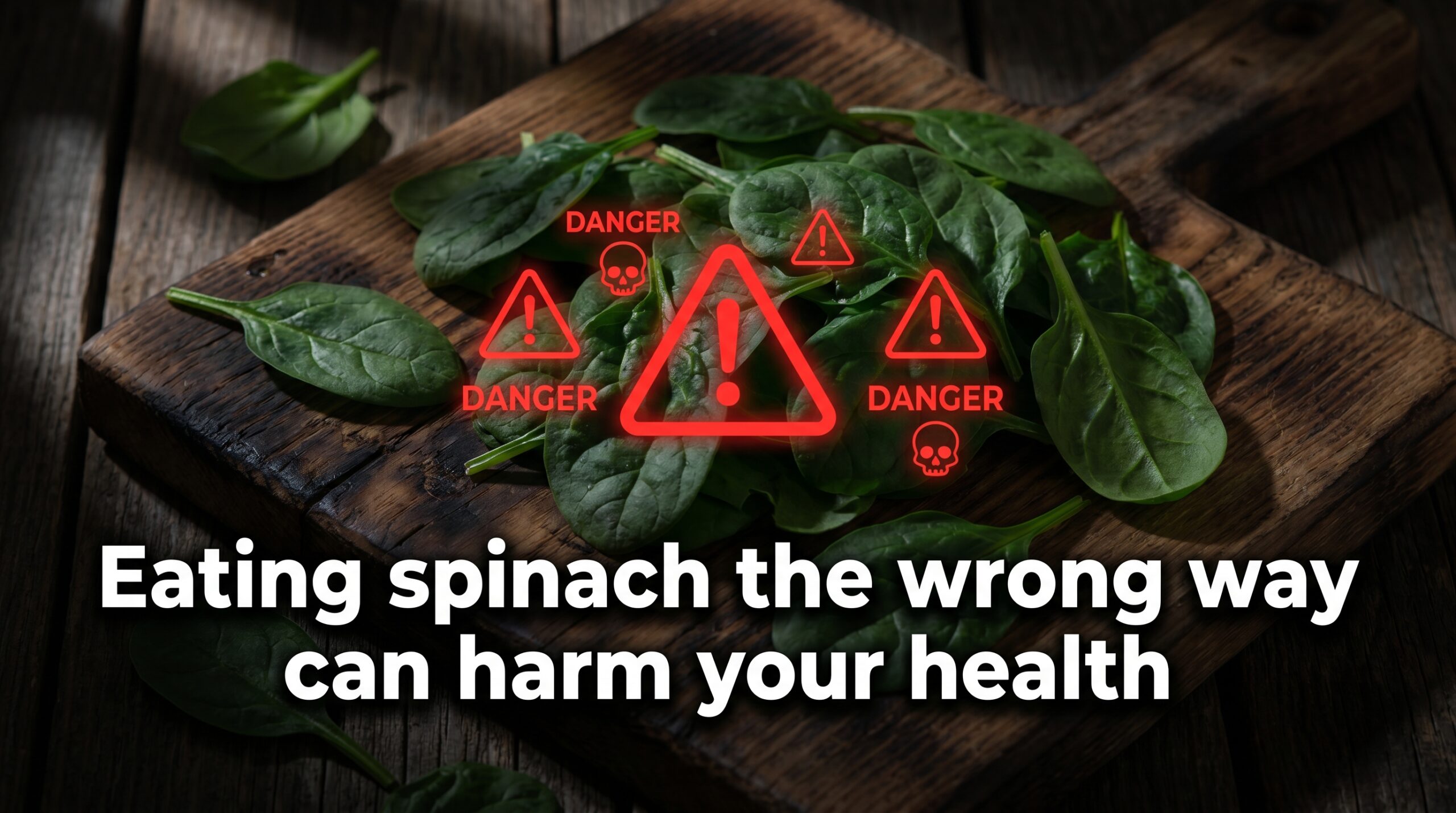 Eating spinach the wrong way can harm your health