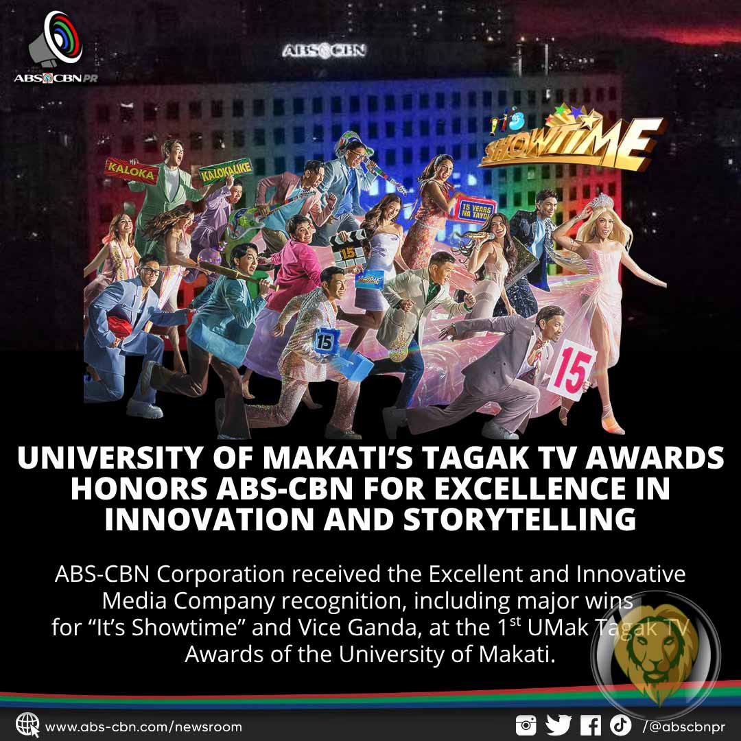 University of Makati’s Tagak TV Awards honors ABS-CBN for excellence in ...
